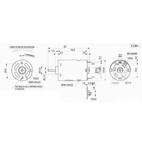موتور RS540 - آکرومارکت